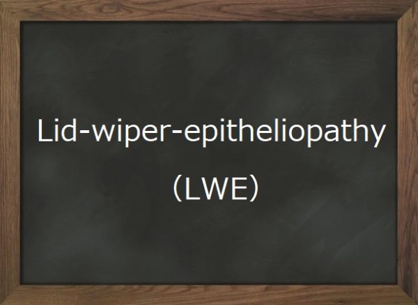 Lid-wiper-epitheliopathy（LWE） | オンライン眼科